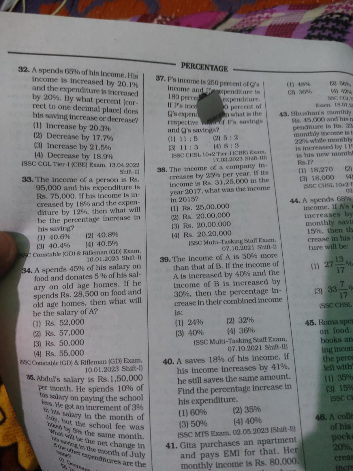 Buy Ssc Tcs Pyqs Mathematics Chapterwise And Typewise Solved Papers 11500 Till 2022 Statistics