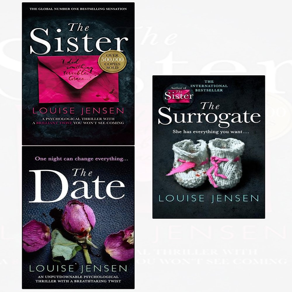Sisters and date and surrogate louise jensen 3 books collection set ...