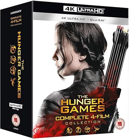 The Hunger Games Complete Collection 1-4 [4K Ultra-HD] [2018] [Blu-ray ...