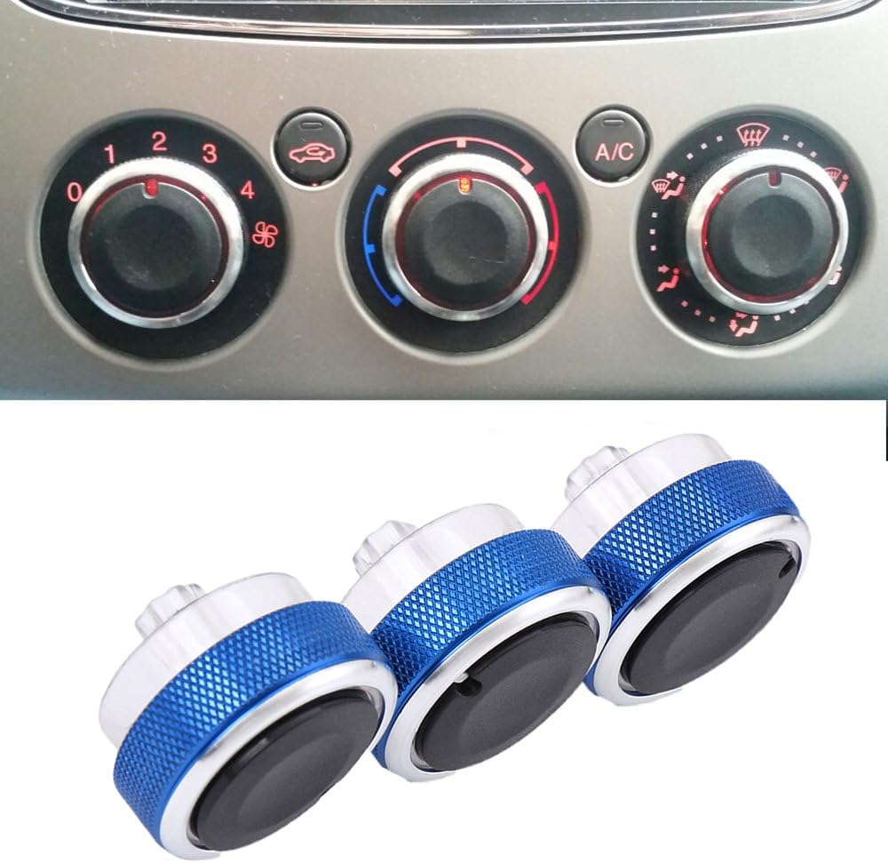 BOOMBOOST Air Conditioning Knob Switch Control Button Blue : Amazon.co ...