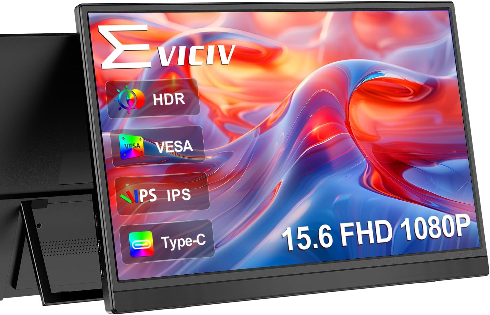 UPERFECT Portable Monitor FHD 1080P 15.6 Inch Monitor IPS Display Matte ...