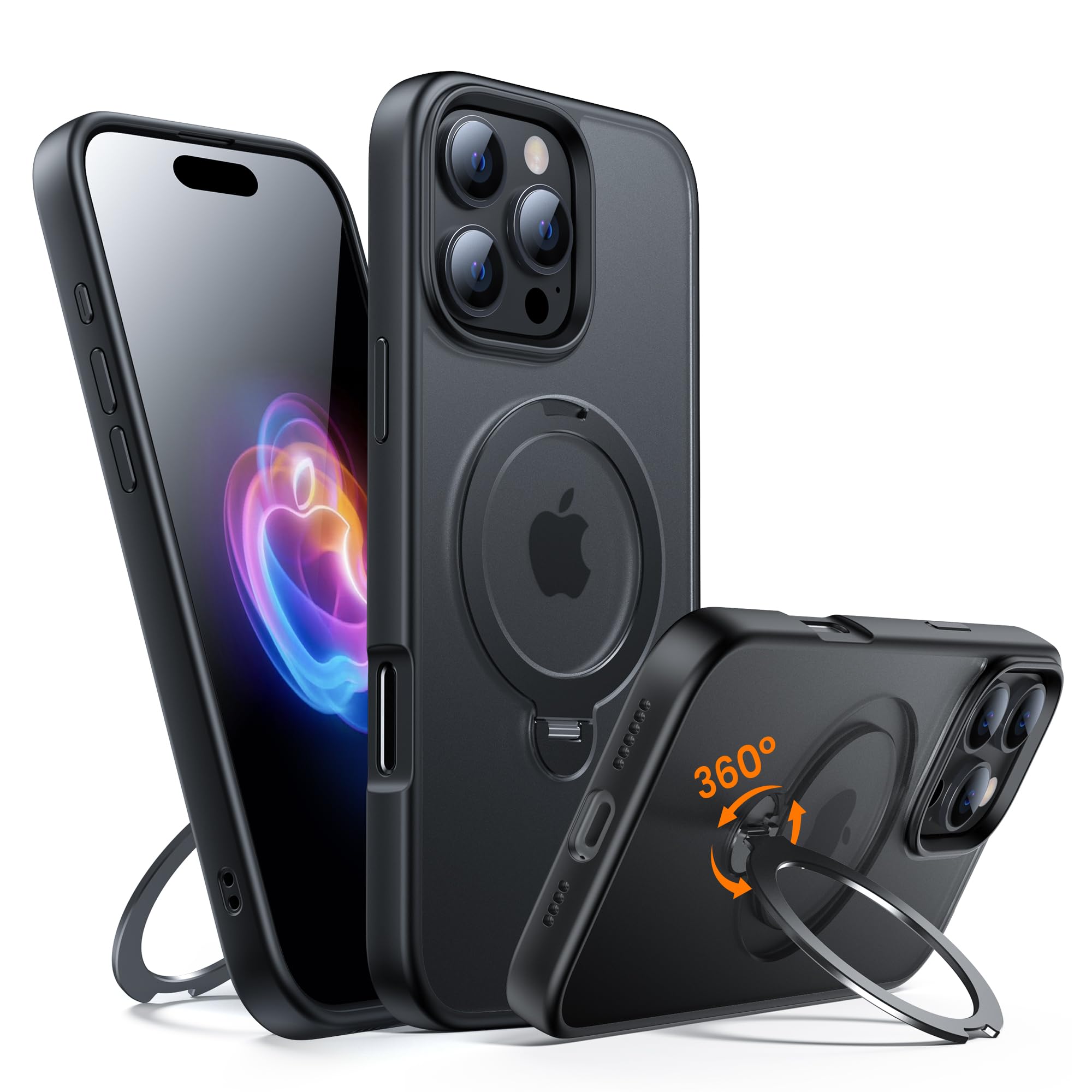 Amazon.com: GAOHIN Magnetic for iPhone 16 Pro Max Case with Stand [Compatible with MagSafe ...