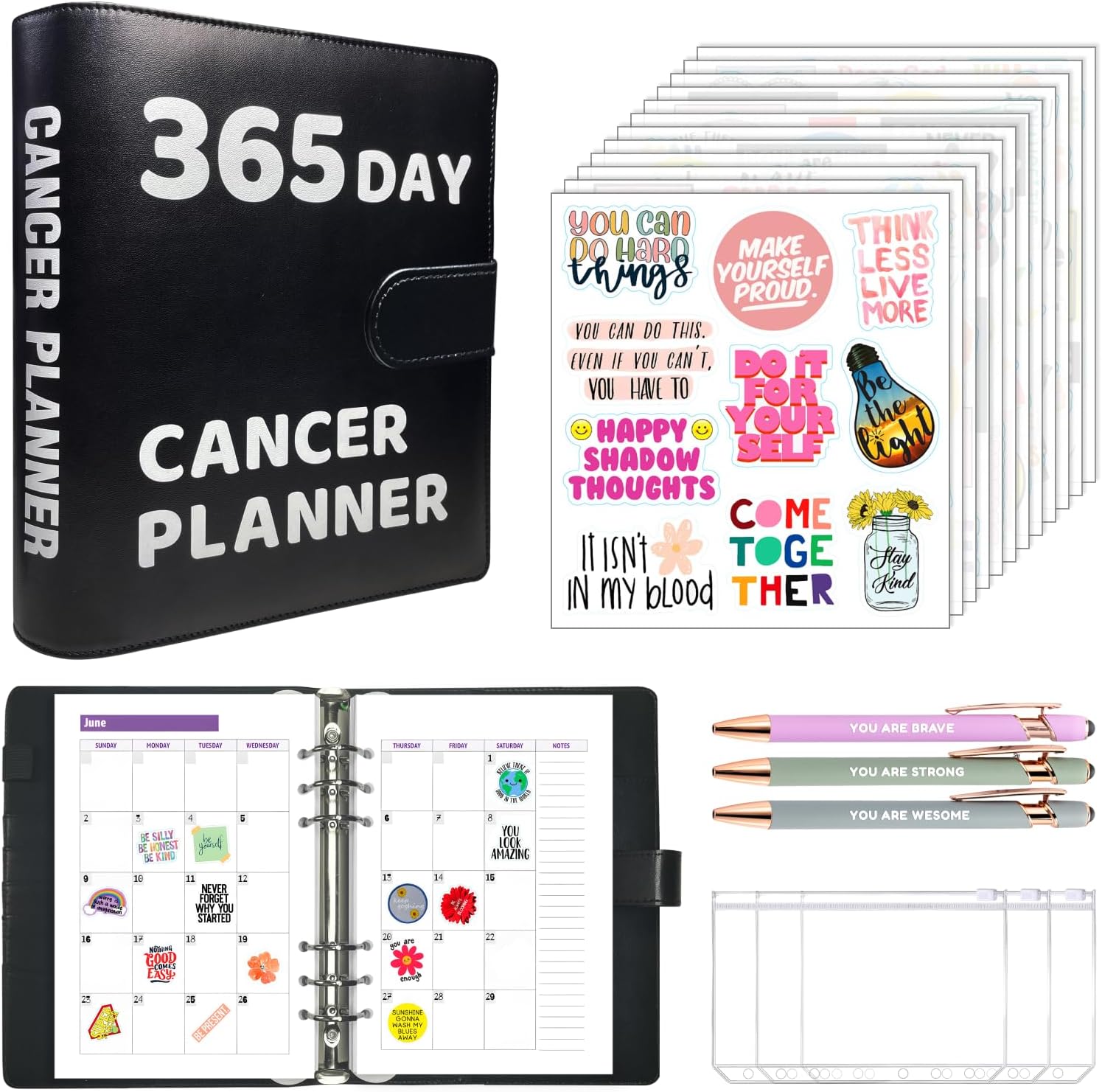 Amazon.com : 4 in 1 Cancer Journal Medical Journal, Cancer Planner with ...