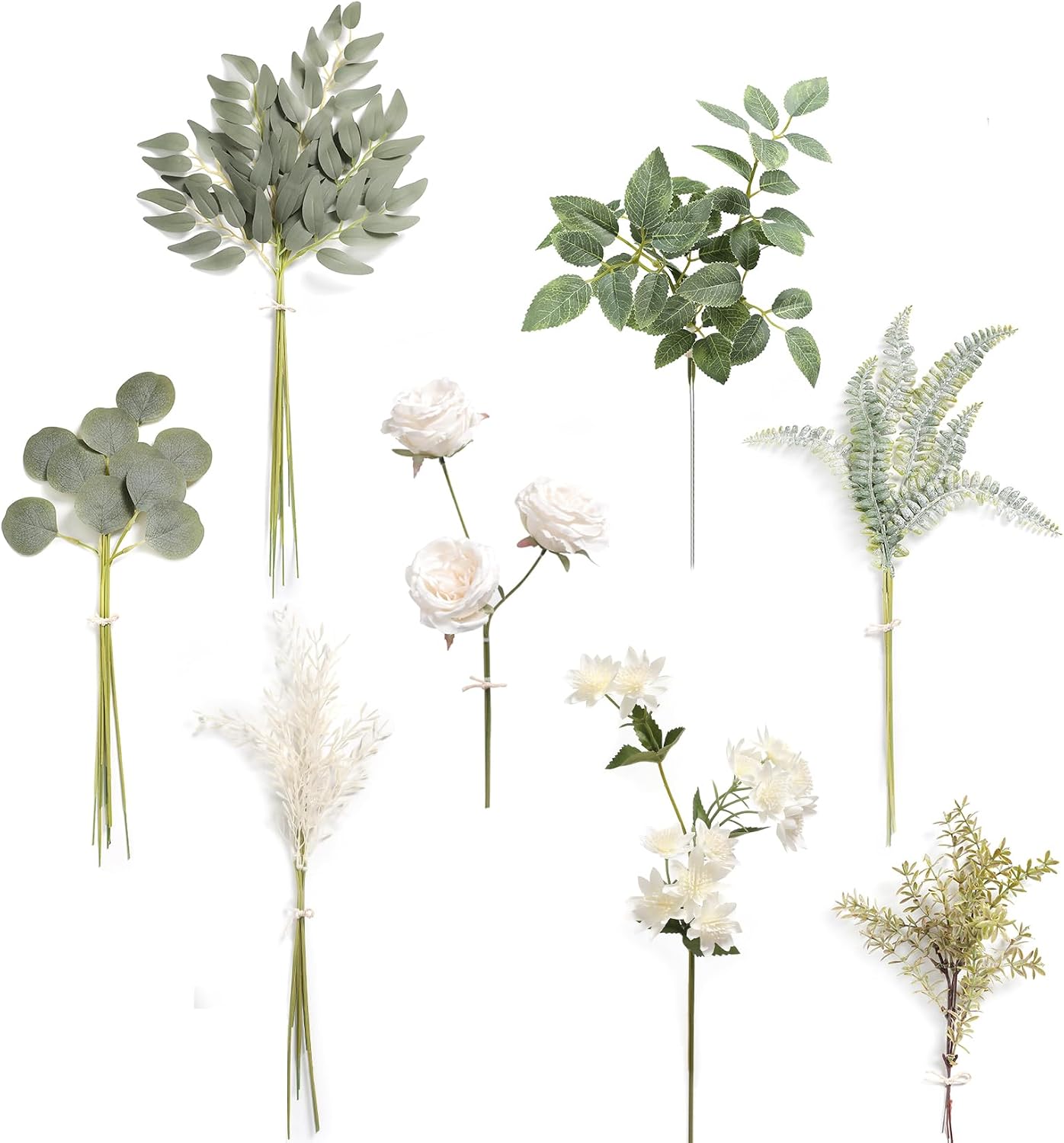 Amazon.com: Ding tuoao Artificial Flower and Greenery Box Set with ...