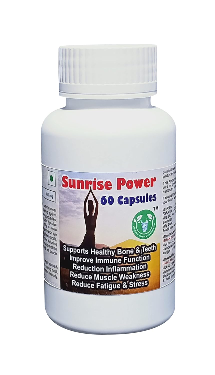 Buy Sunrise Power Capsule - 60 Capsules (Get One Bottle 50ml Sunrise ...