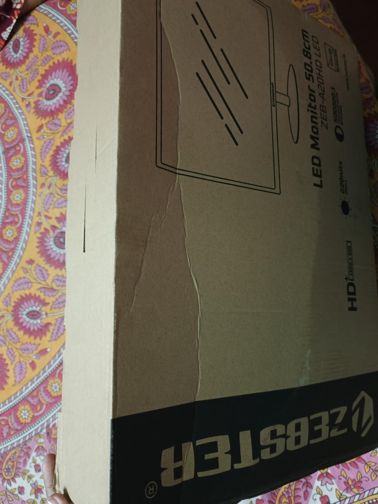 ZEBSTER GV222, 22 Inch (54.6cm) LED Monitor, Dual HDMI & VGA Input, FHD ...