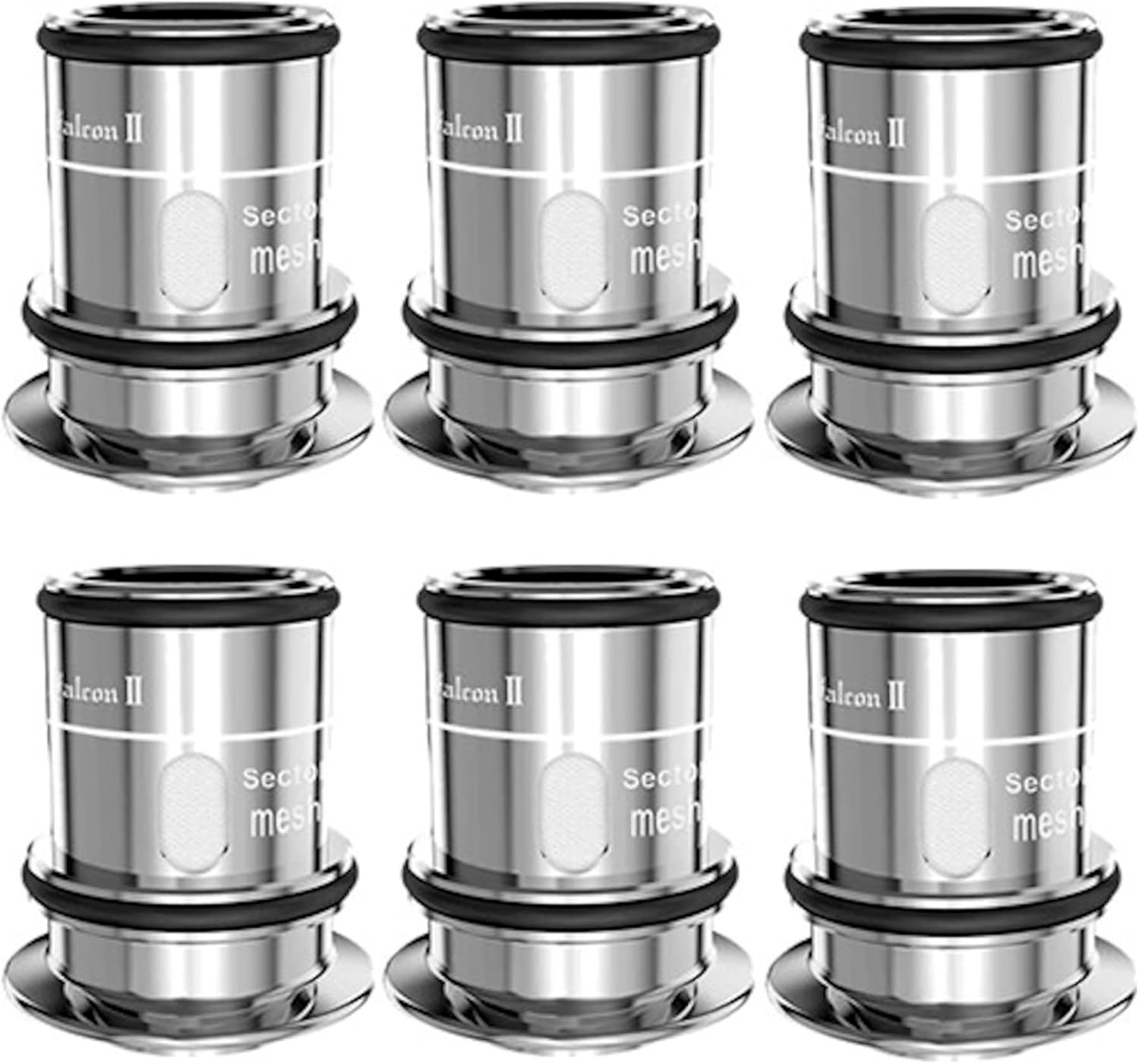 HorizonTech Falcon 2 Coils - 6 Pack [Sector Mesh 0.14ohm | 70-75W] E ...