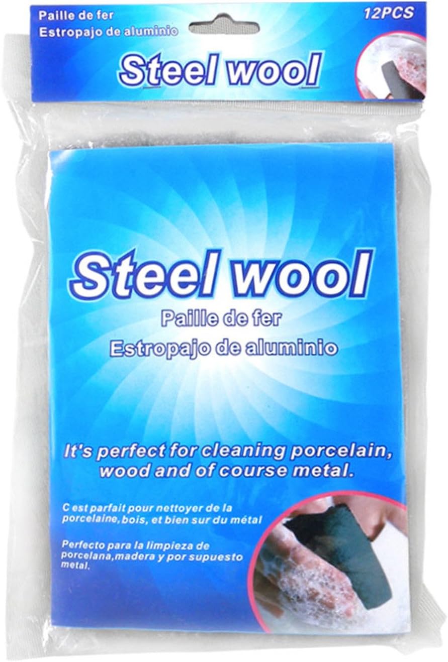 Amazon.com: "Steel Wool, Pack Of 12" : Industrial & Scientific