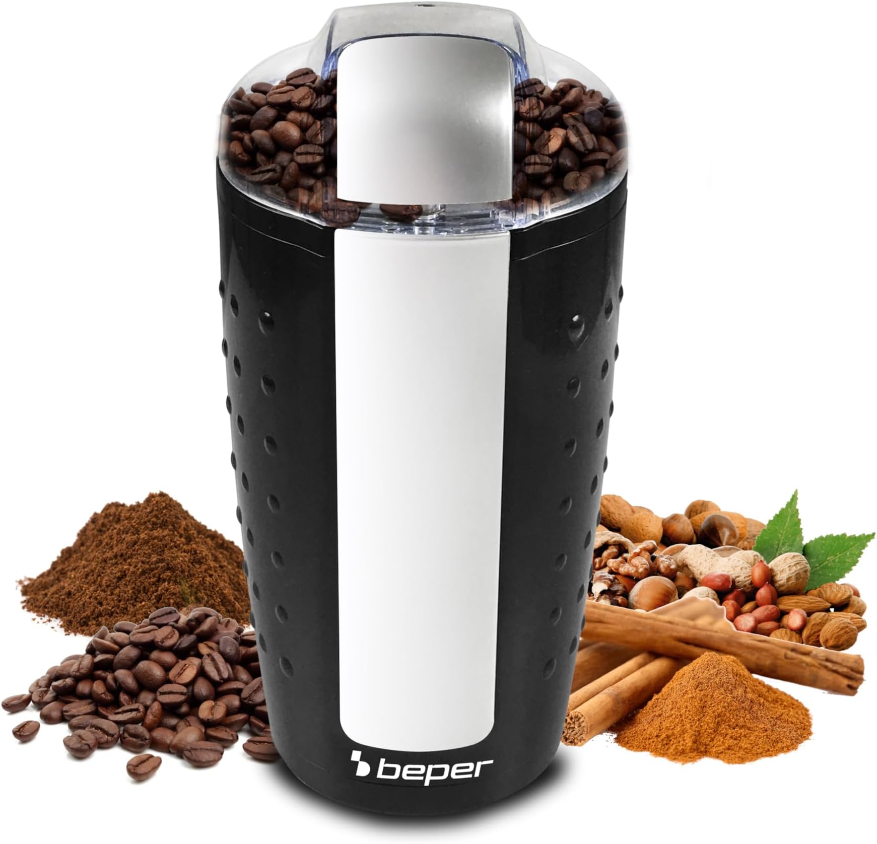 Macinacaffè Elettrico,Coffee Grinder,Macina Chicchi di Caffè ...