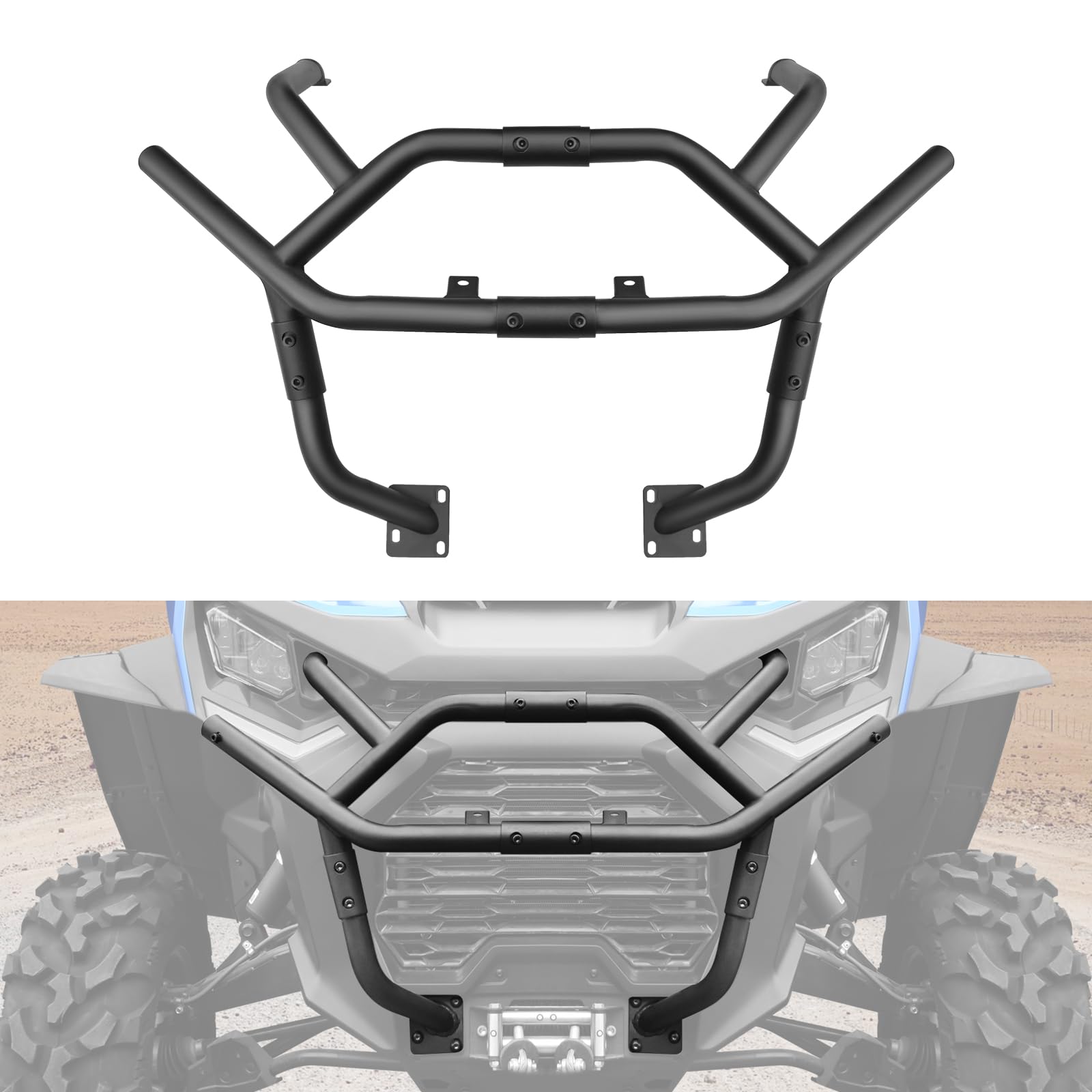 Xutvotor Front Bumper Guard For Can Am Commander Heavy Duty ...