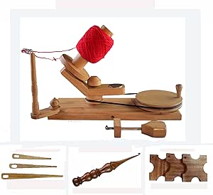 Amazon.com: Yarn Winder - Large Wooden Yarn Winder Set of 7 pcs - Ball ...