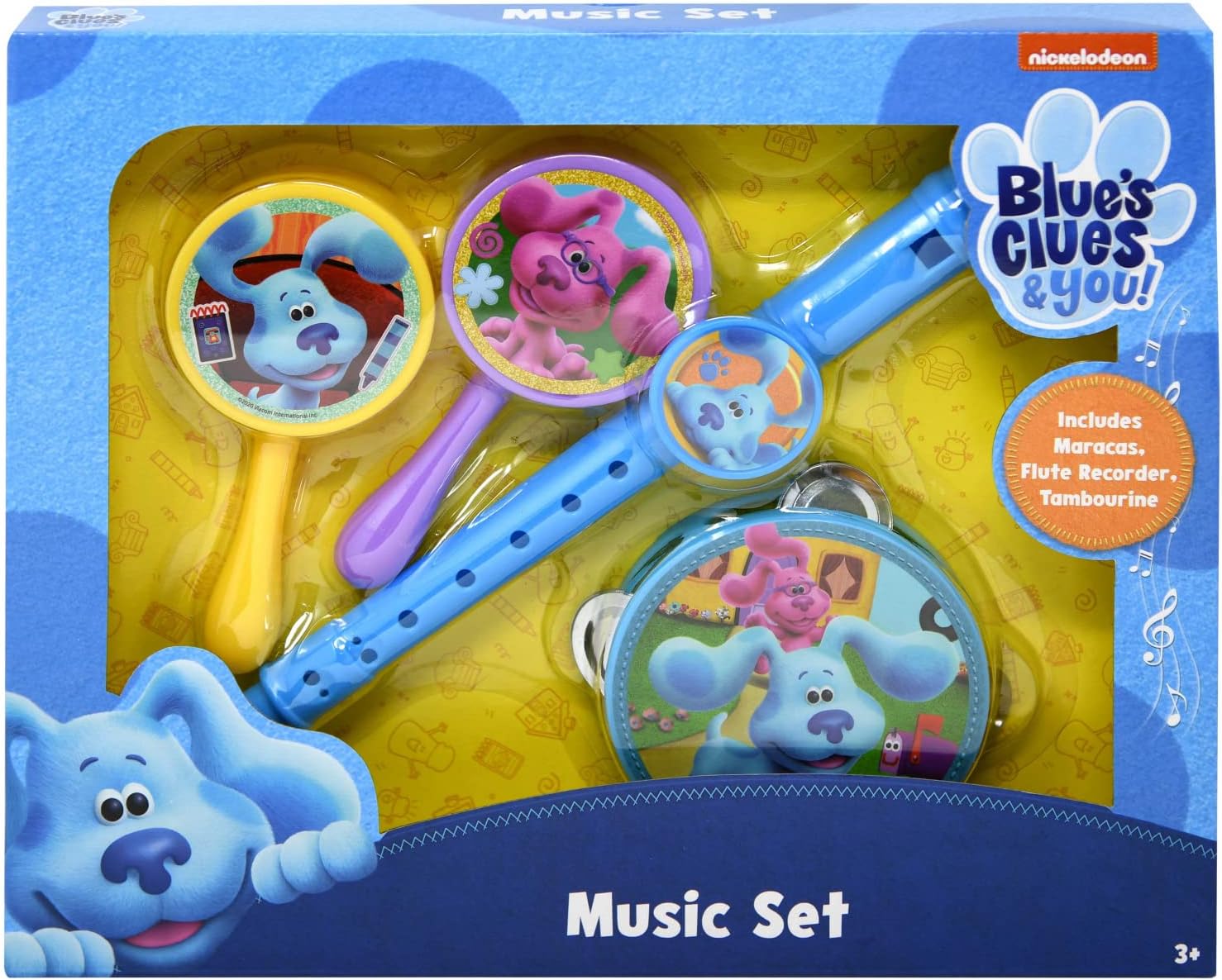 Amazon.com: What Kids Want Blue's Clues Basic Music Set Kids Musical ...