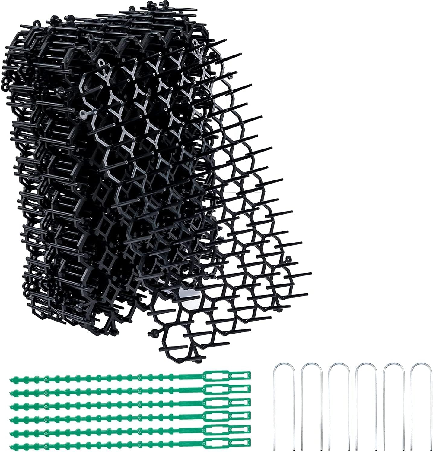 24 Pcs 8.47 x 6.3inch Cat Scat Mat with Plastic Spikes Cat Deterrent ...