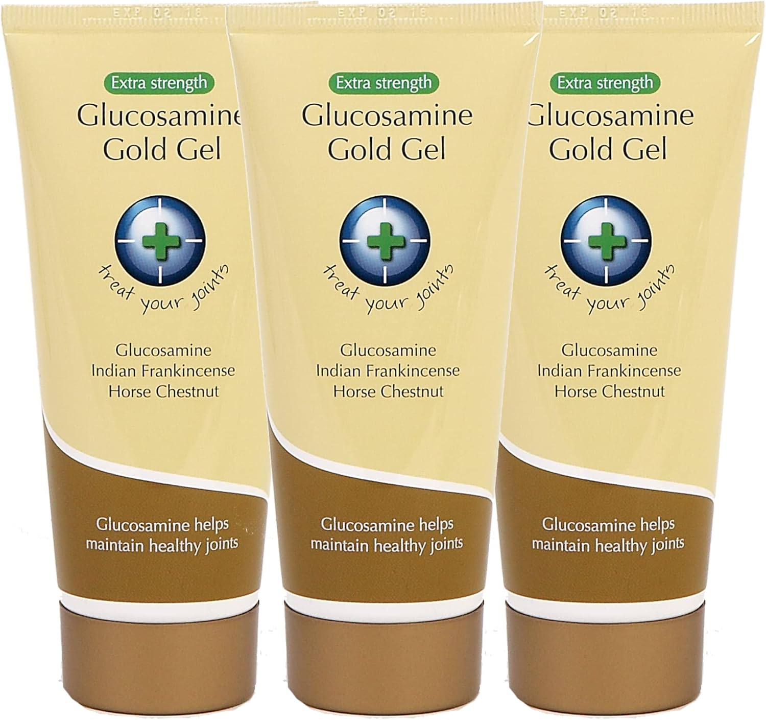 Snowden Glucosamine Gold Gel 200ml x 3 - Muscle and Joint Pain Relief ...