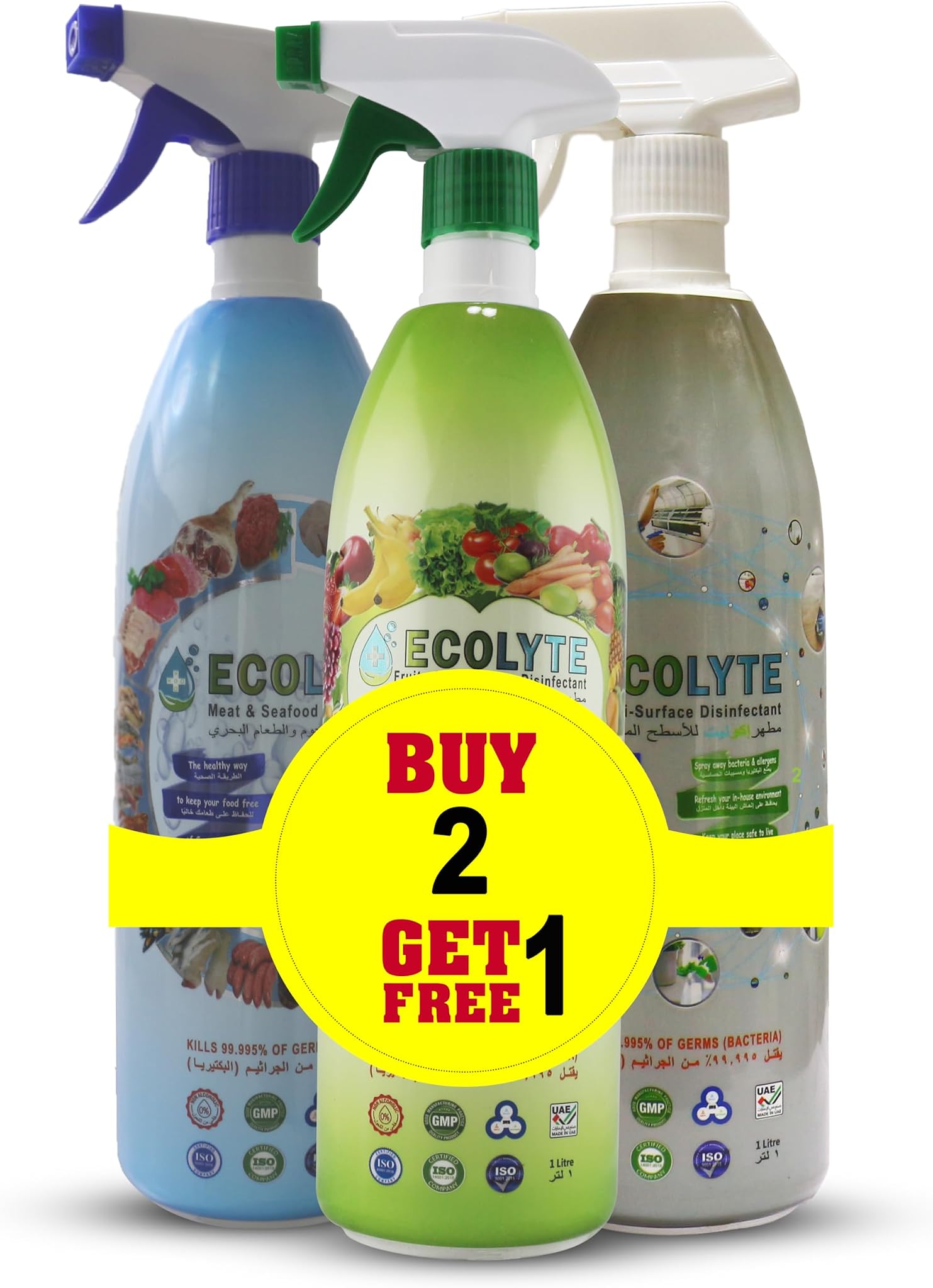 Ecolyte All In One Bundle 1 Ltr 3pcs Buy Two | Desertcart KSA