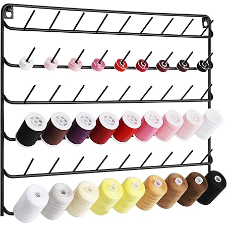 Amazon.com: VICASKY Spools Thread Rack Metal Thread Holder Organizer ...