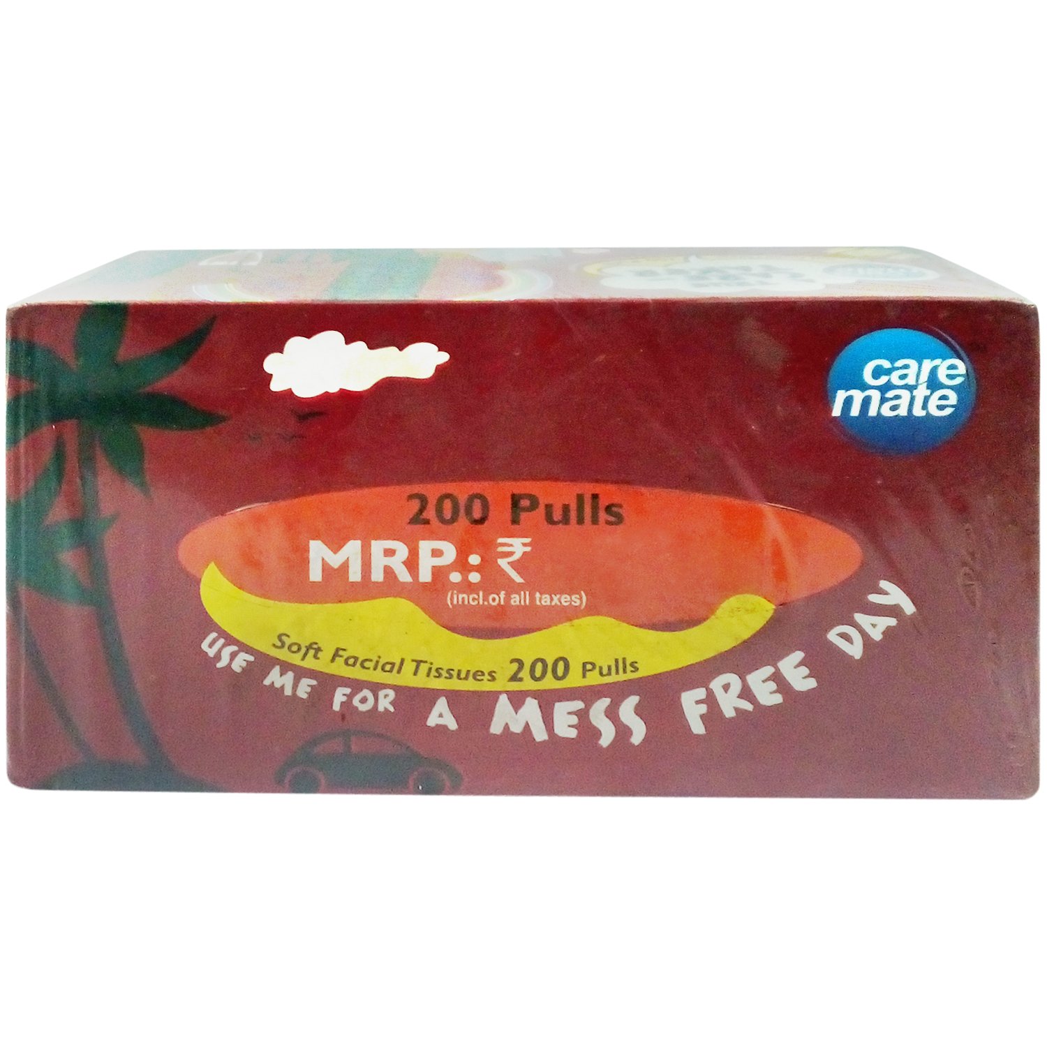 Care Mate Soft Facial Tissues, 200 Pulls Carton : Amazon.in: Health ...