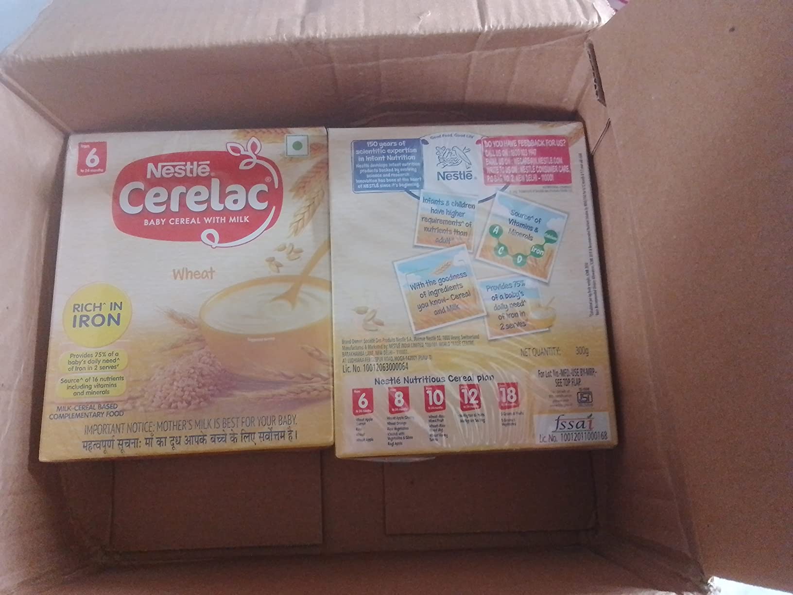 CERELAC Baby Cereal with Milk , Wheat ,Stage 1, From 6 to 24 Months ...