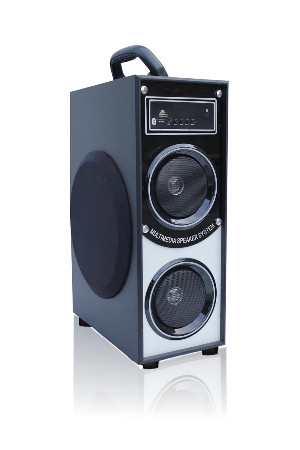 MINTRONICS MOXXO-6T 90W Bluetooth Tower Speaker Easy Handle Care 44cm Height, 6.5 Inch Subwoofer ...