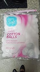 Amazon.com: Simply Soft Premium Cotton Balls, 100% Pure Cotton ...