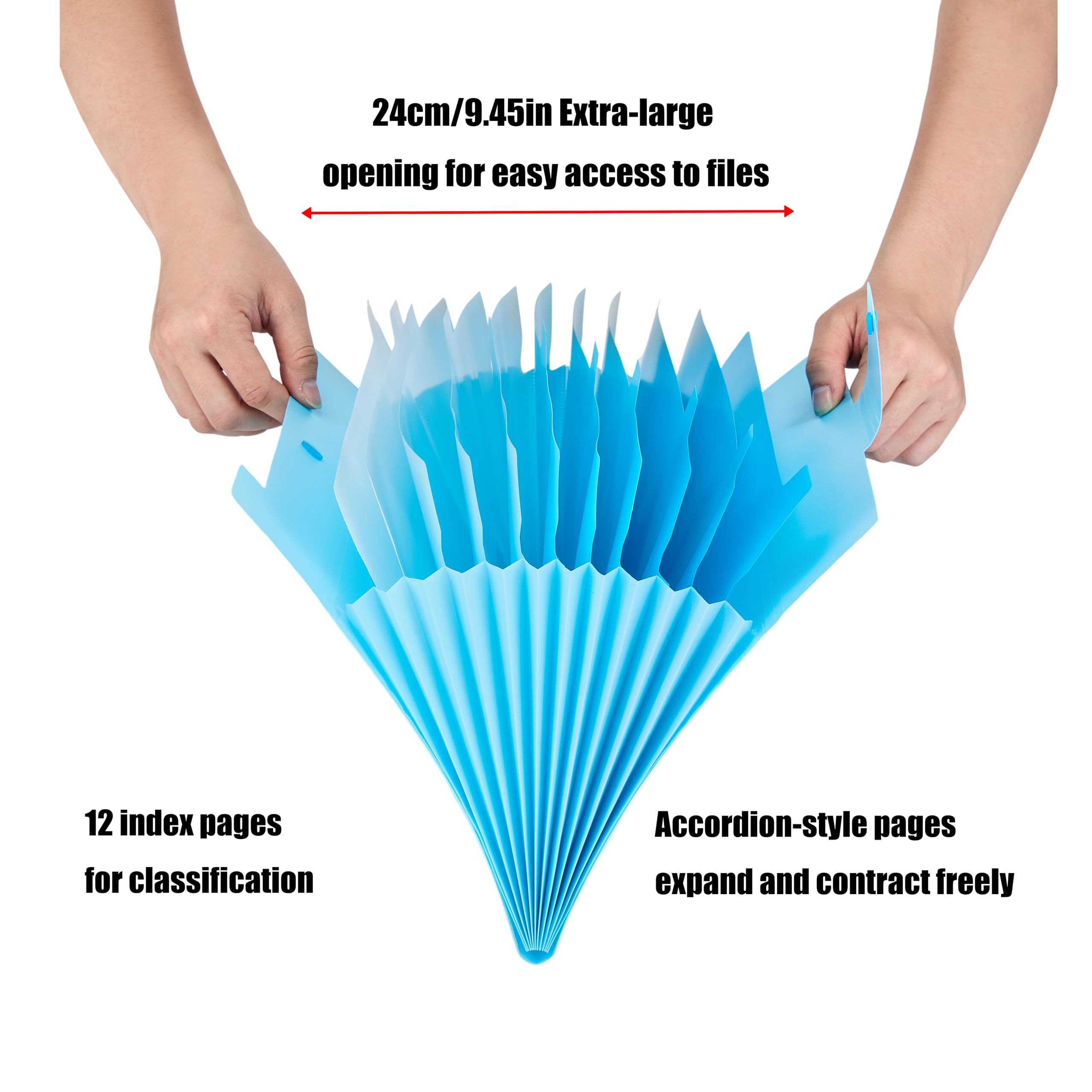 Snapklik.com : 4 Pack Expanding File Folders