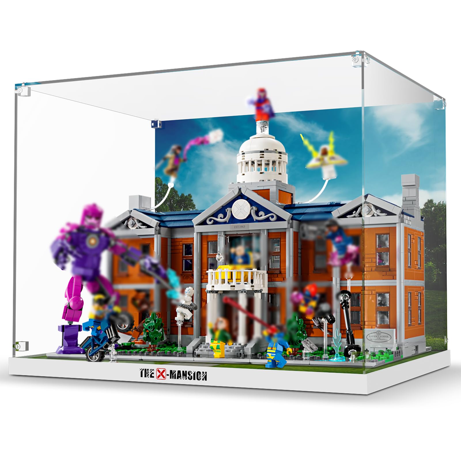 Amazon.com: Acrylic Display Case for Lego X-Men: The X-Mansion Building ...