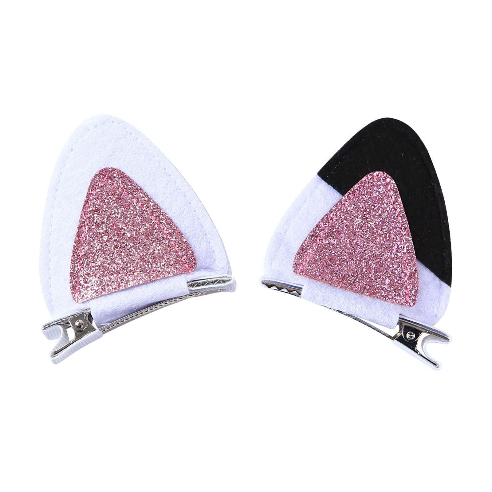 Amazon.com: Cat Ears Hair Clips for Girls Kids Large Hair Barrettes ...