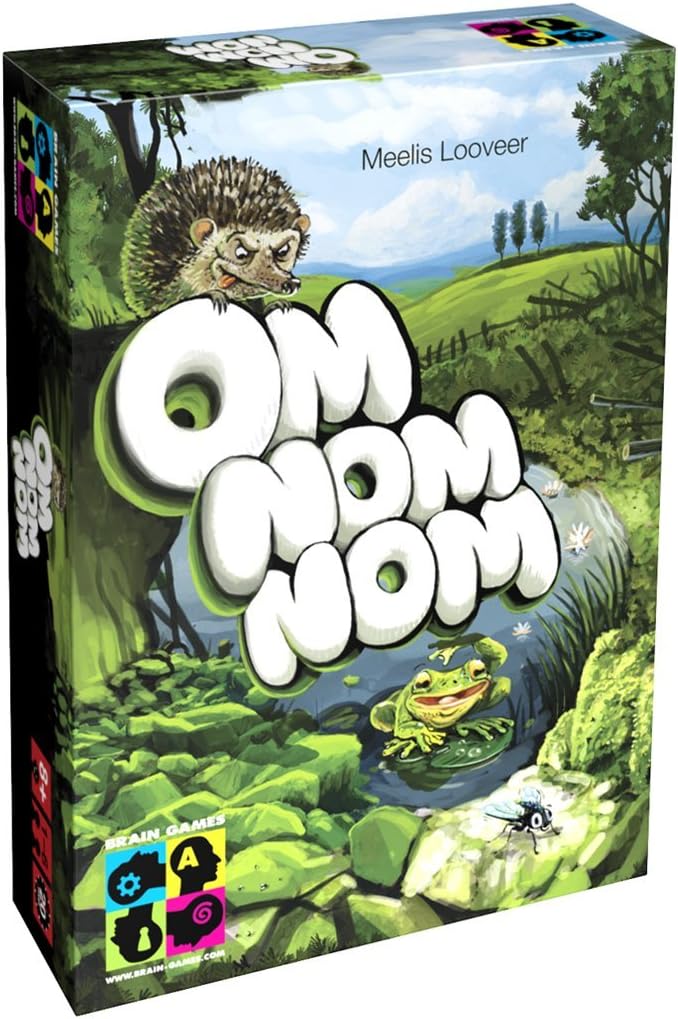 Brain Games Om Nom Nom Juego de Mesa – Juego de Estrategia para niños y ...