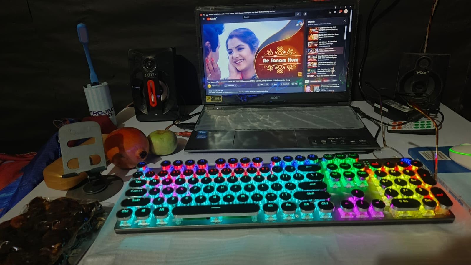 Amazon.in: Buy HP GK400Y Mechanical Gaming Keyboard/Light Sync Backlit ...