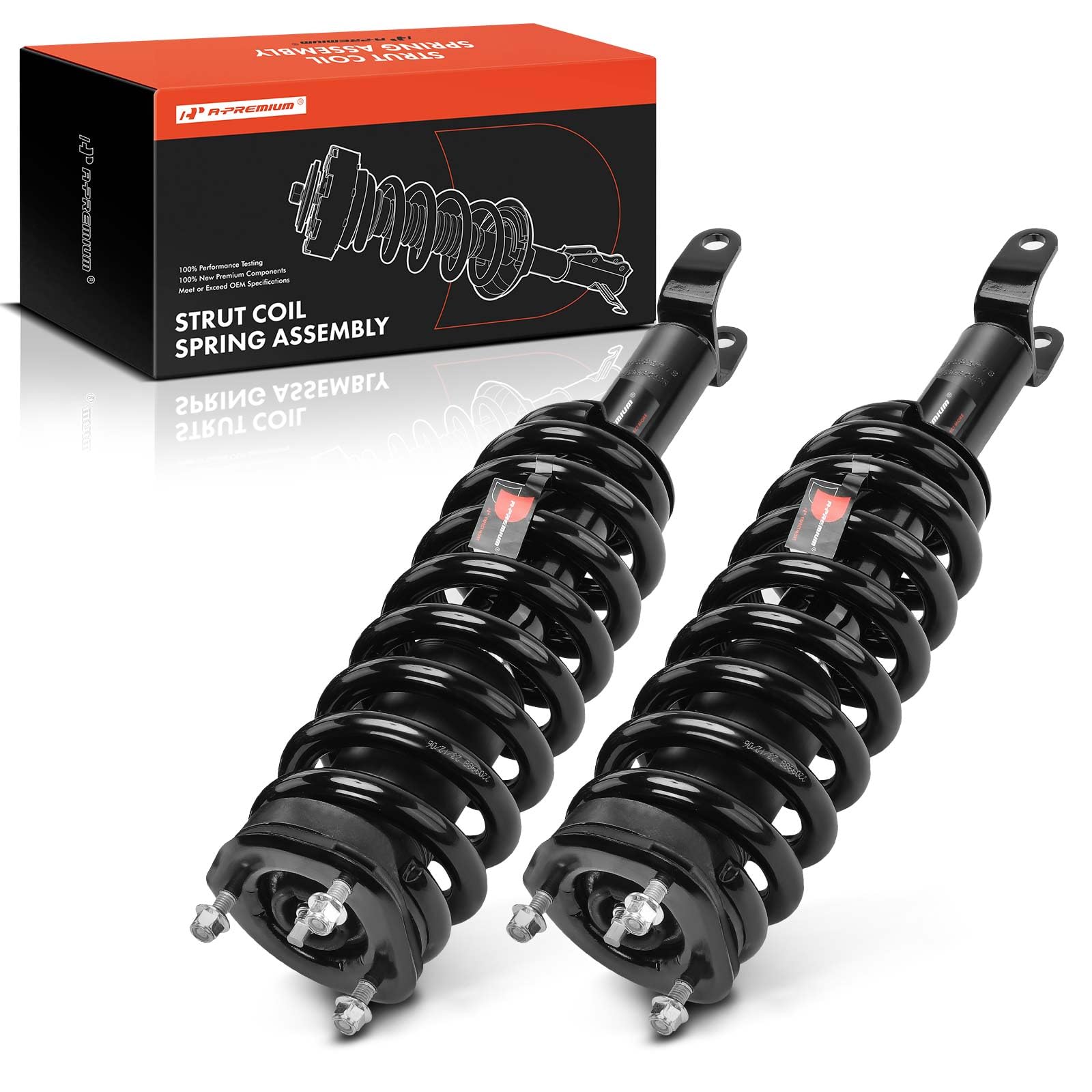 A-Premium Front Pair (2) Complete Strut and Coil Spring Assembly ...