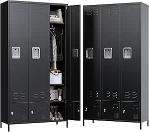 Amazon.com: METALYEYE Metal Storage Lockers for Employees, Steel ...