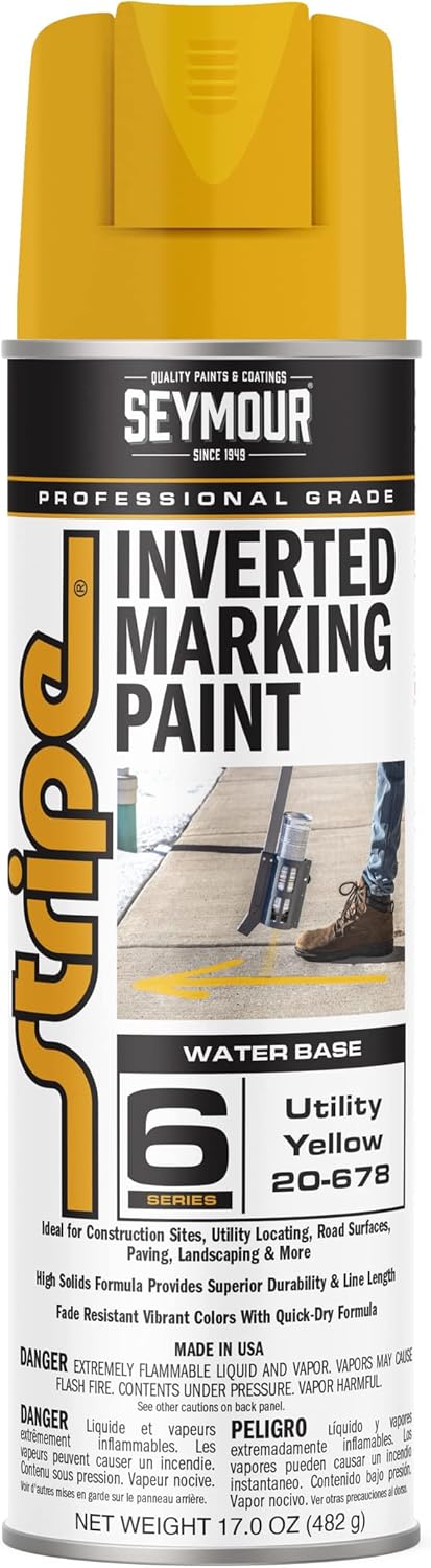Amazon.com: Seymour 20-678 Stripe Inverted Tip Marker, Utility Yellow