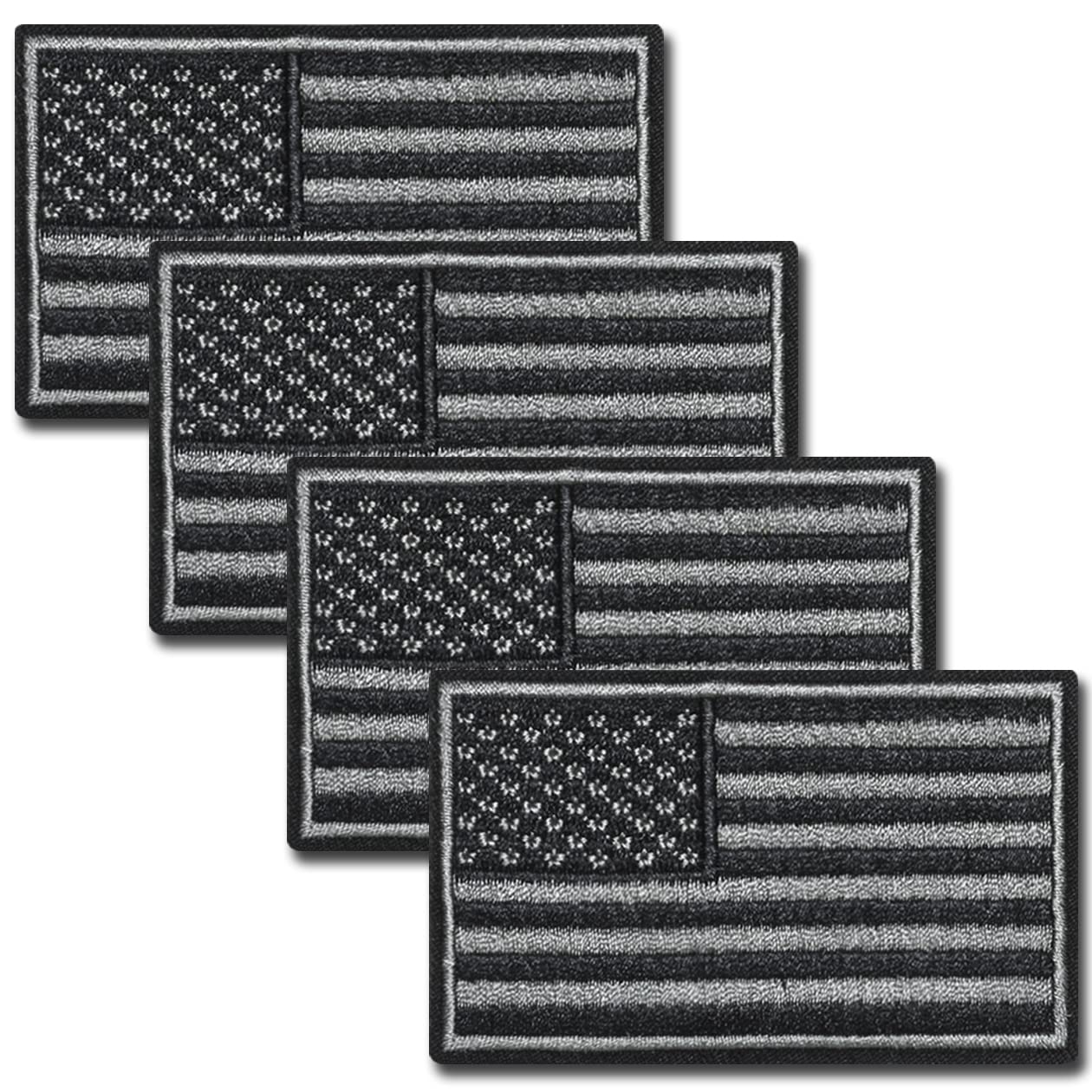 Amazon.com: ZESION 4PCS American Flag Patches Set, Tactical US Flag ...