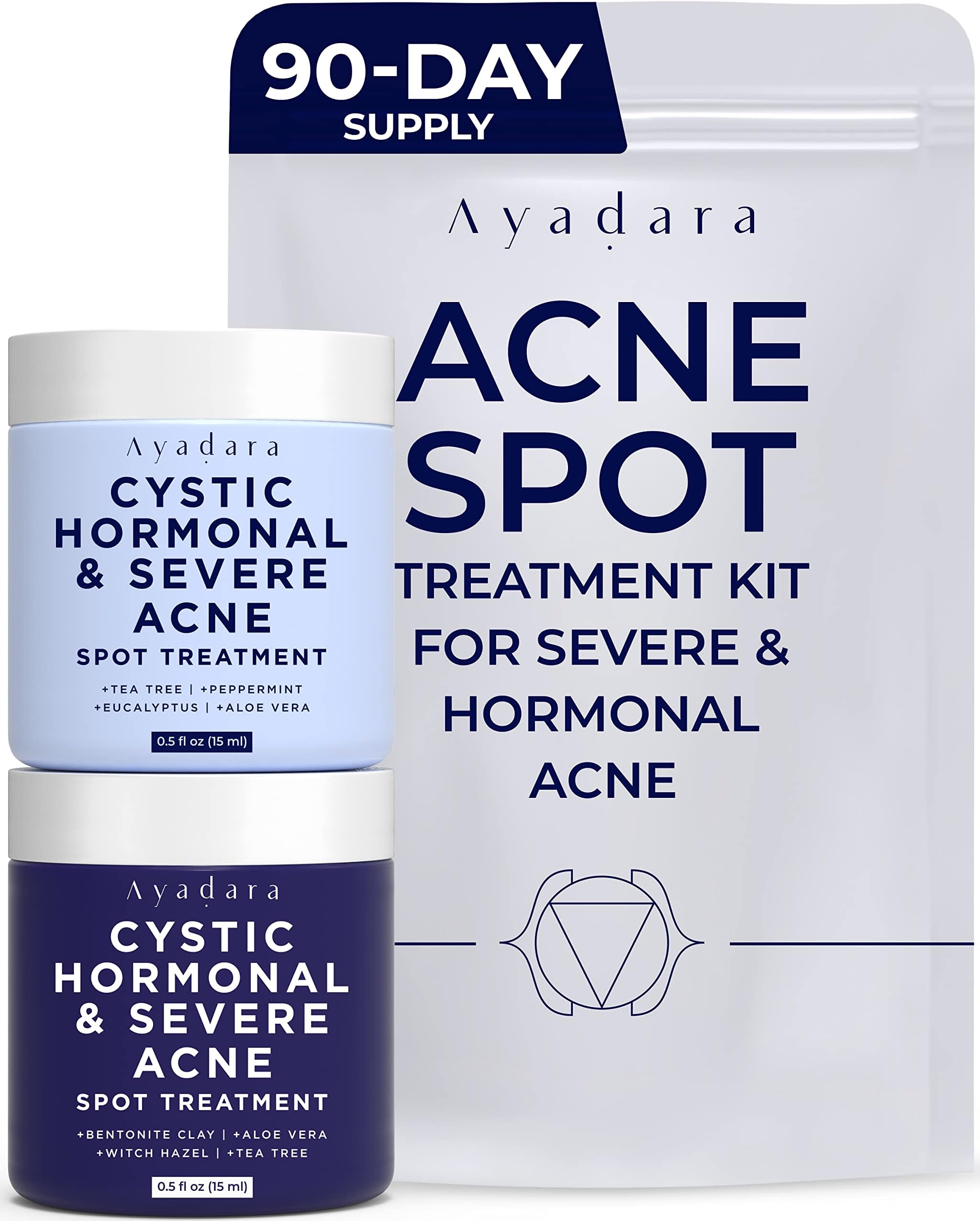 Amazon.com: Ayadara Day & Night Cystic Acne Spot Treatment, Hormonal ...