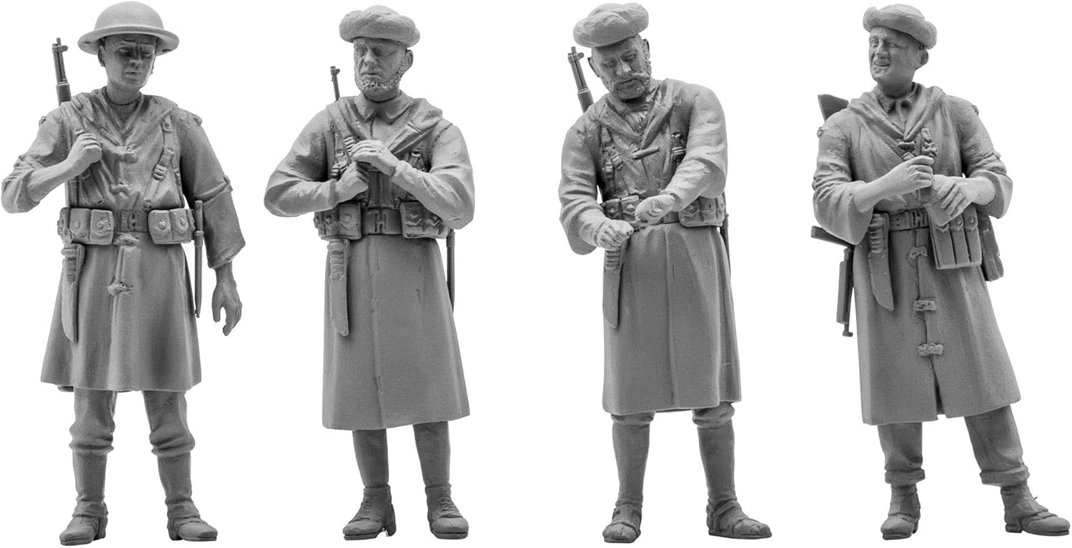 Amazon.com: ICM 1/35 Scale Moroccan Goumier Rifles 1943, 4 Figures ...