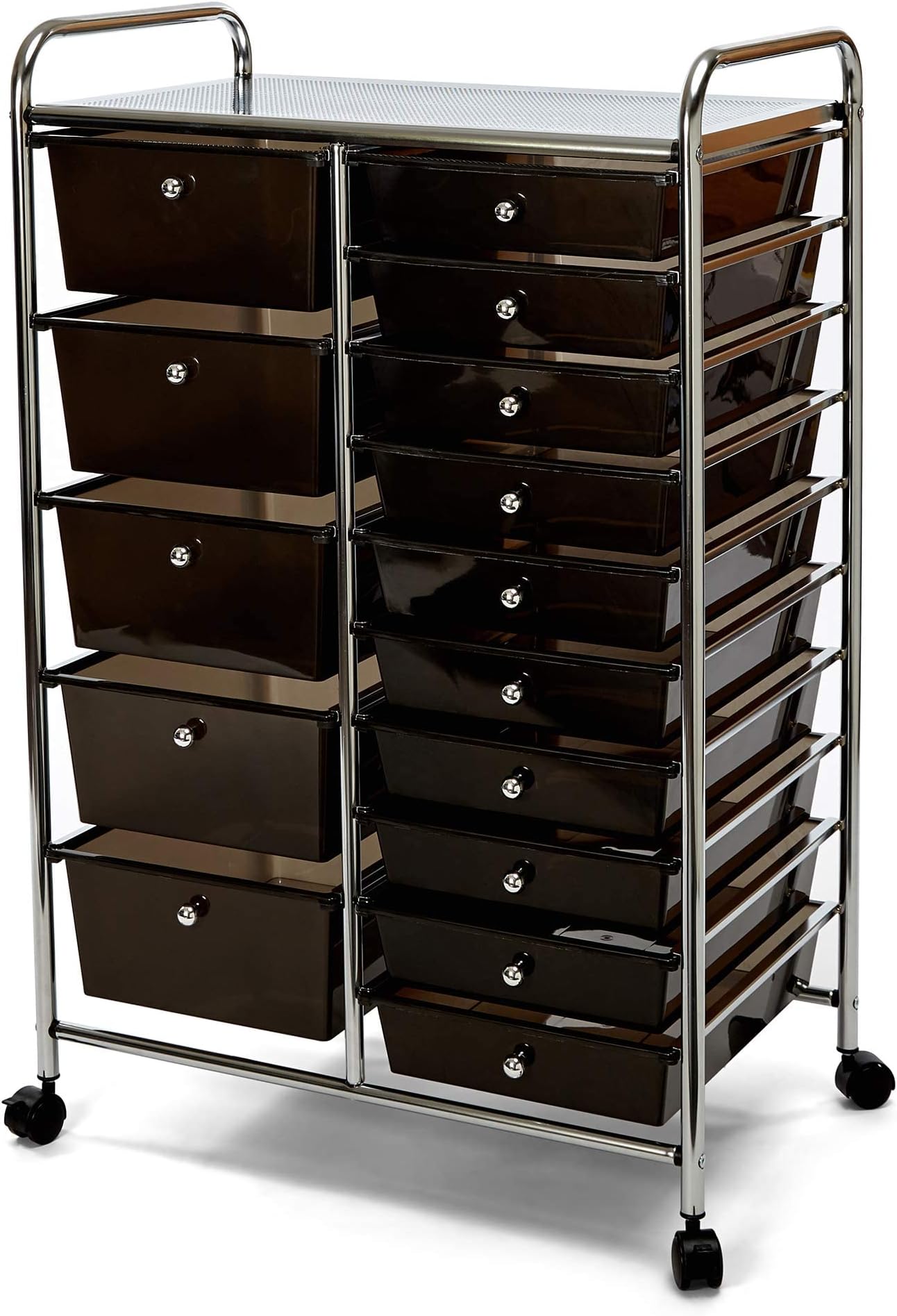 Amazon.com : Giantex 15 Drawer Rolling Storage Cart Tools Scrapbook ...