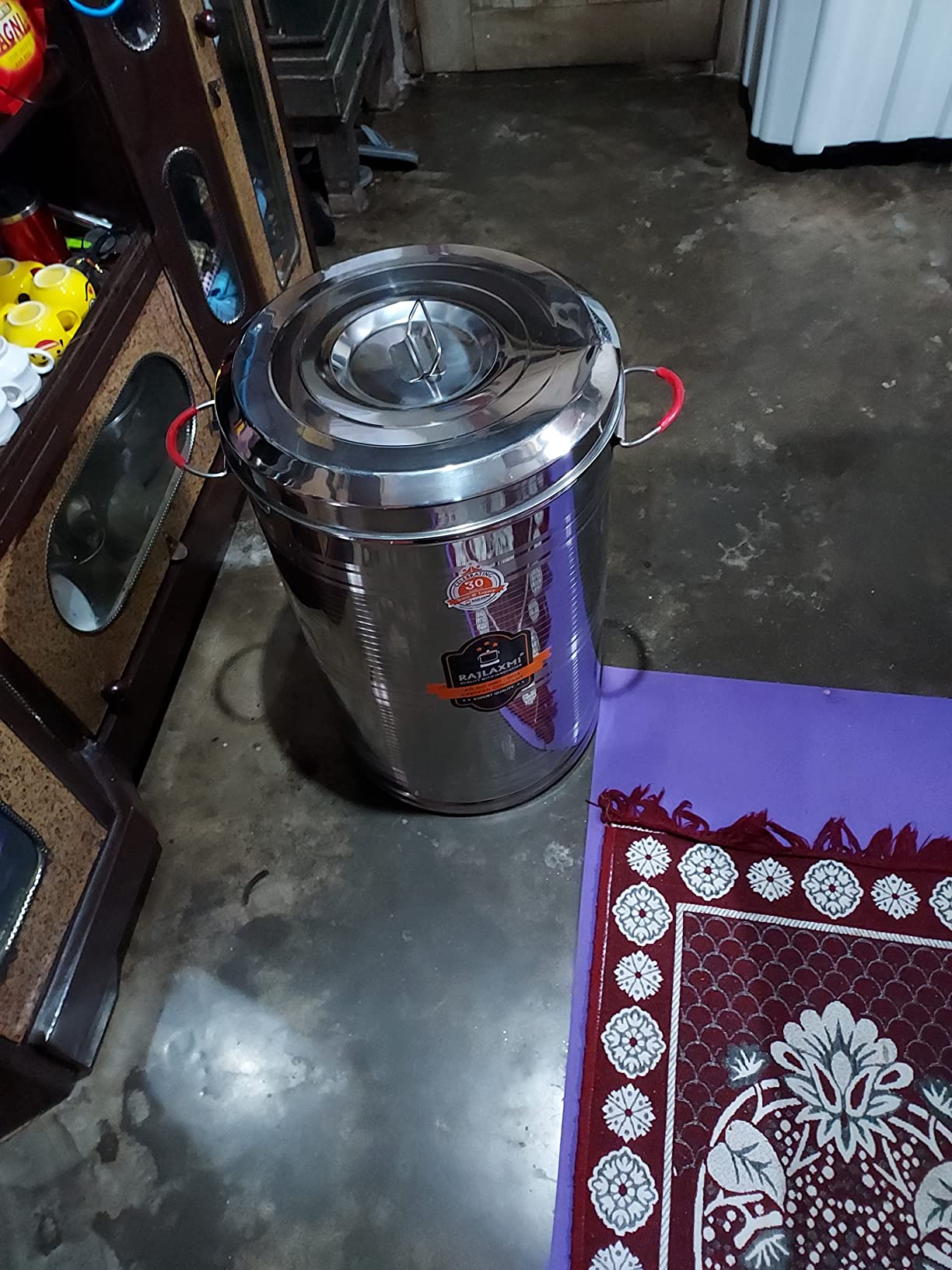 Buy e-Global Stainless Steel Kothi/Drum - 55 L, Silver Online at Low ...