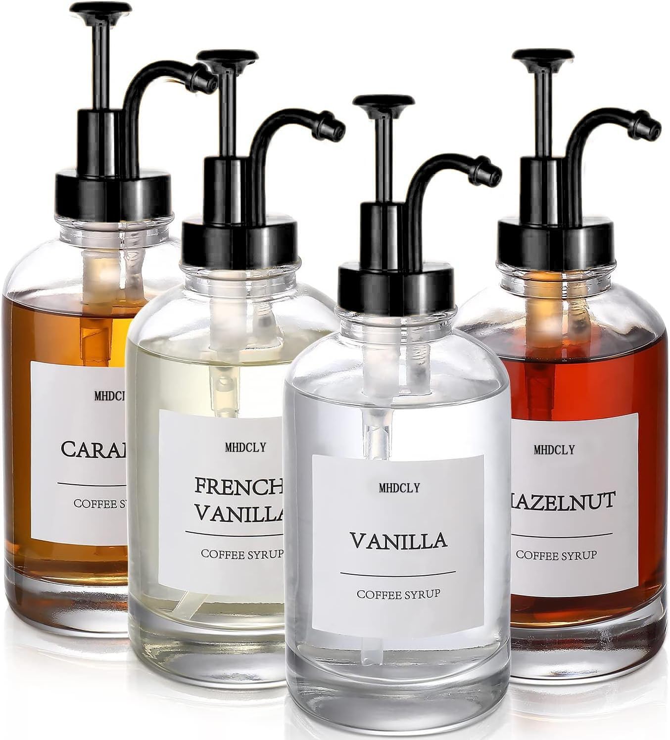 Amazon.com: Coffee Bar Accessories,MHDCLY Coffee Syrup Dispenser ...