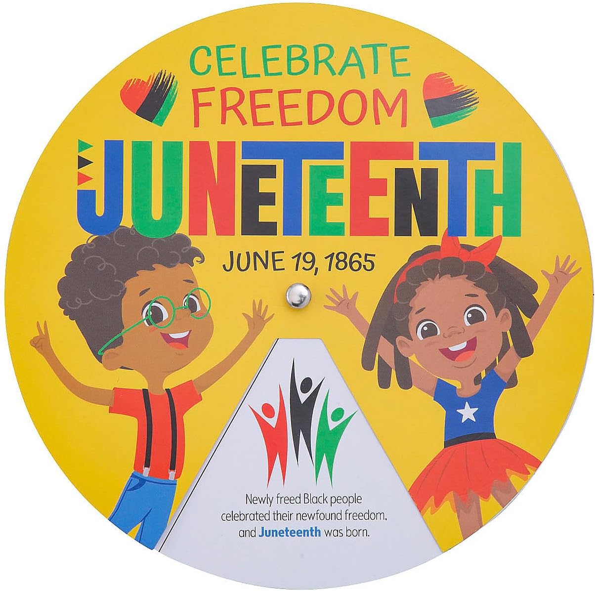 Amazon.com: Juneteenth Learning Wheels 12 Pieces : Office Products