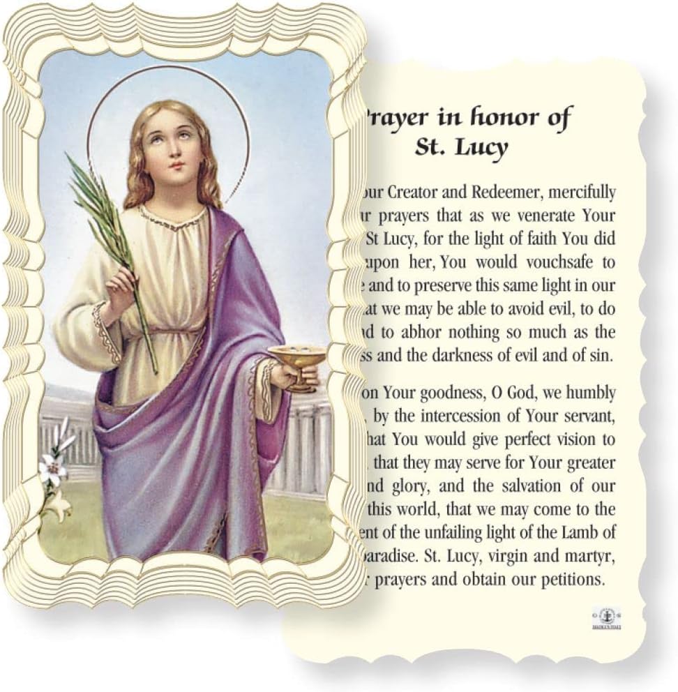 Amazon.com: Prayer to St. Anne Paper Holy Cards, Gold Foil Embossed, 50 ...