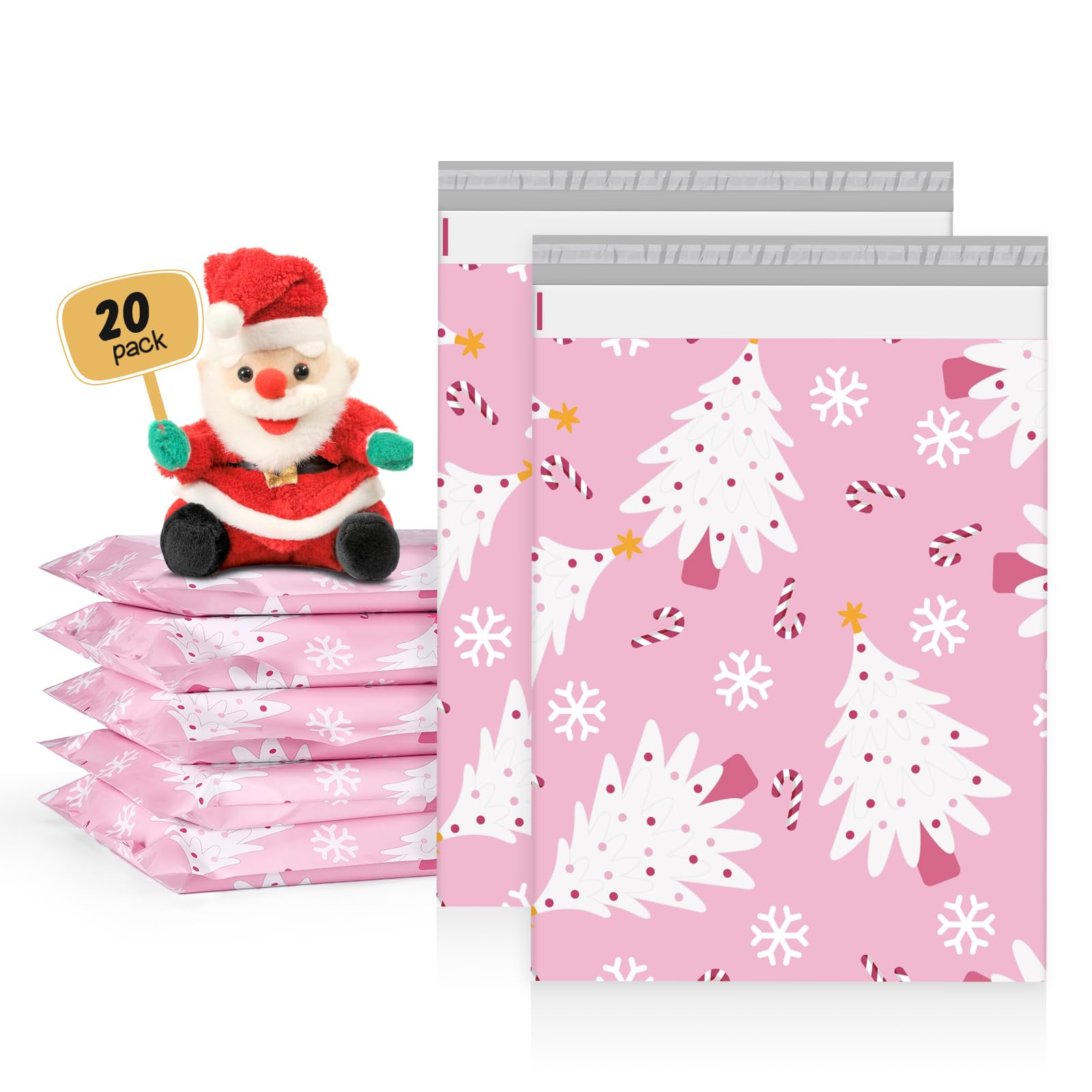 Amazon.com : Metronic Christmas Poly Mailers 10x13 Inch Shipping Bags ...