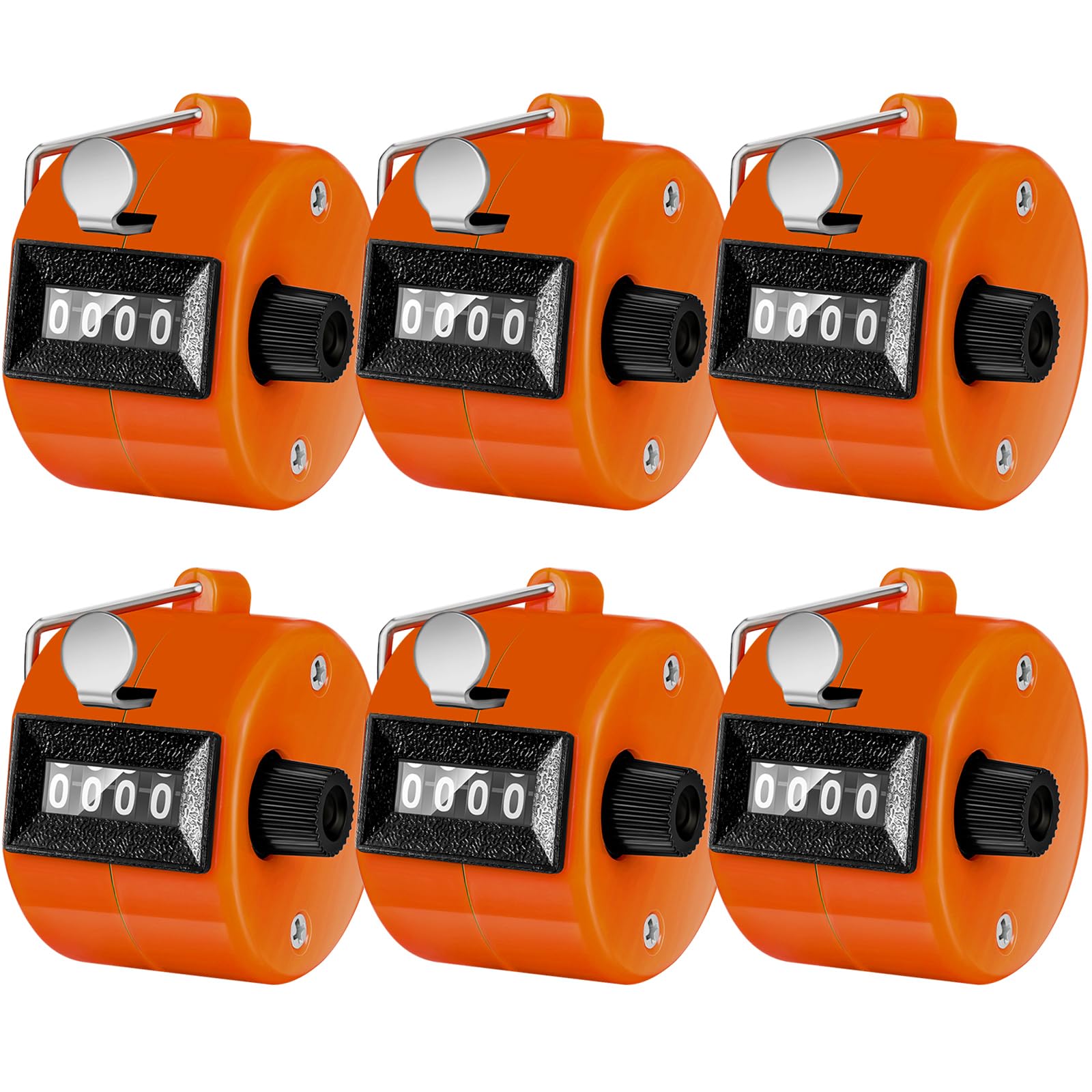 Snapklik.com : TOODOO 6 Pack Hand Tally Counter 4 Digit Mechanical Palm ...
