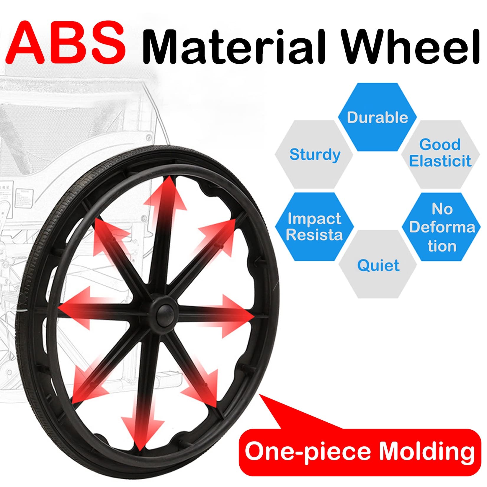 Amazon.co.jp: 車椅子用ホイール 車いす用 キャスター 2個セット 輪