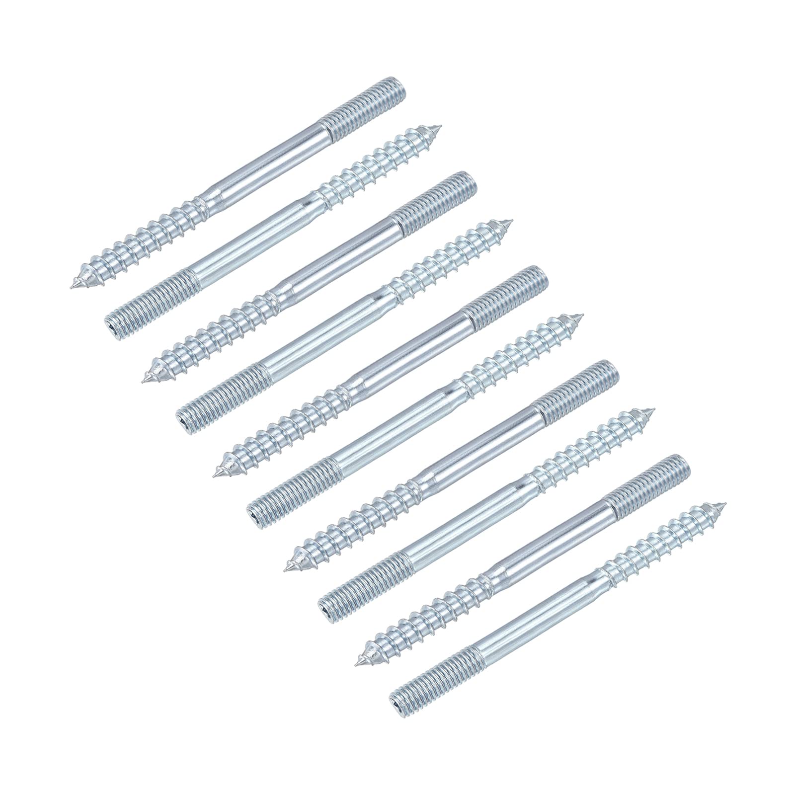 1 x Brand New sourcing map Double Ended Screws M6 Thread 80mm Long 20p ...