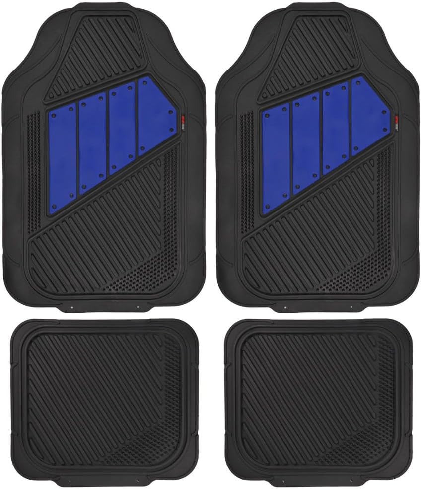 Amazon.com: Motor Trend MT-861-BL Flextough 2 Tone Rubber Car Floor ...