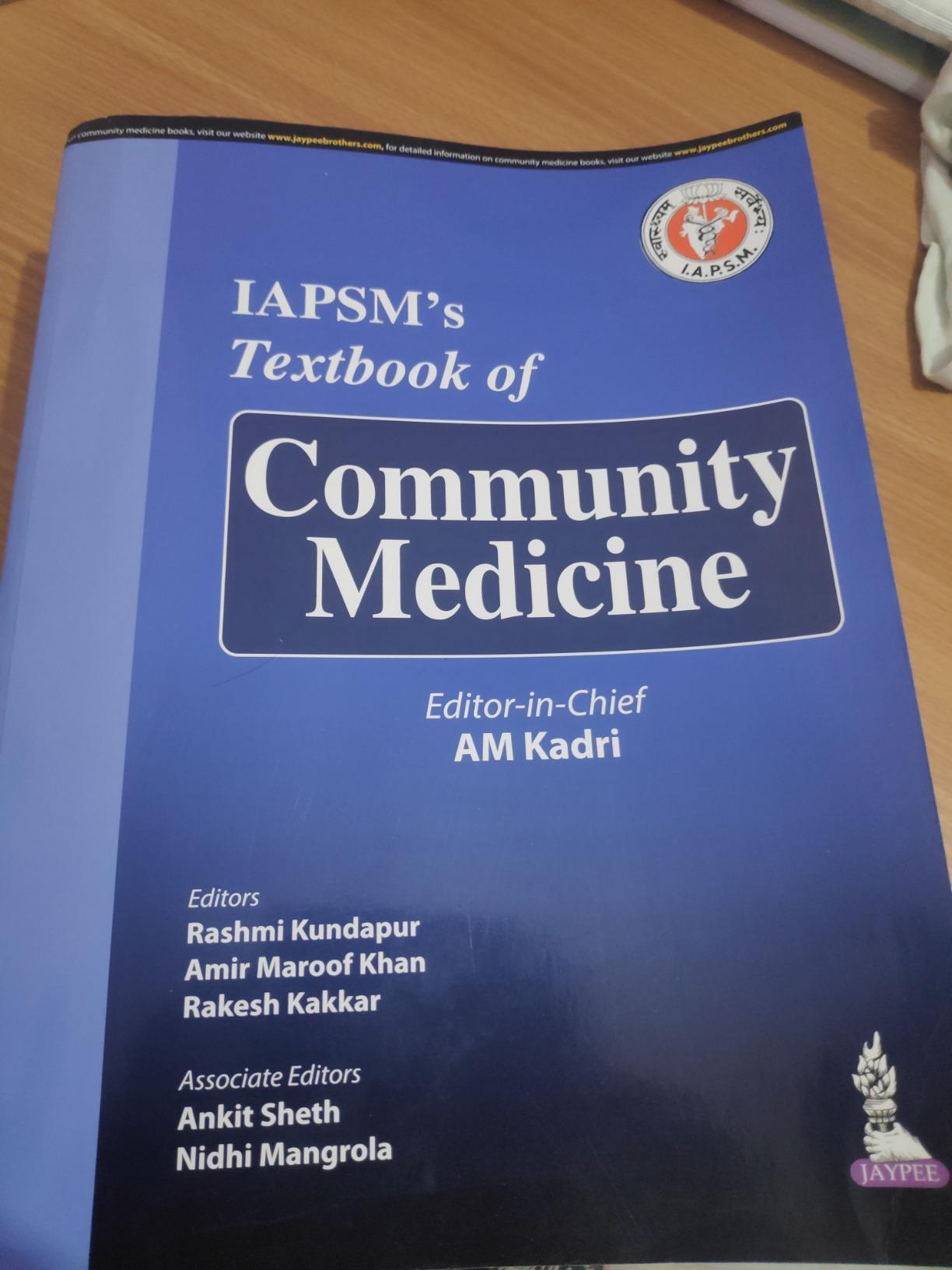 Buy IAPSM’s Textbook of Community Medicine Book Online at Low Prices in ...