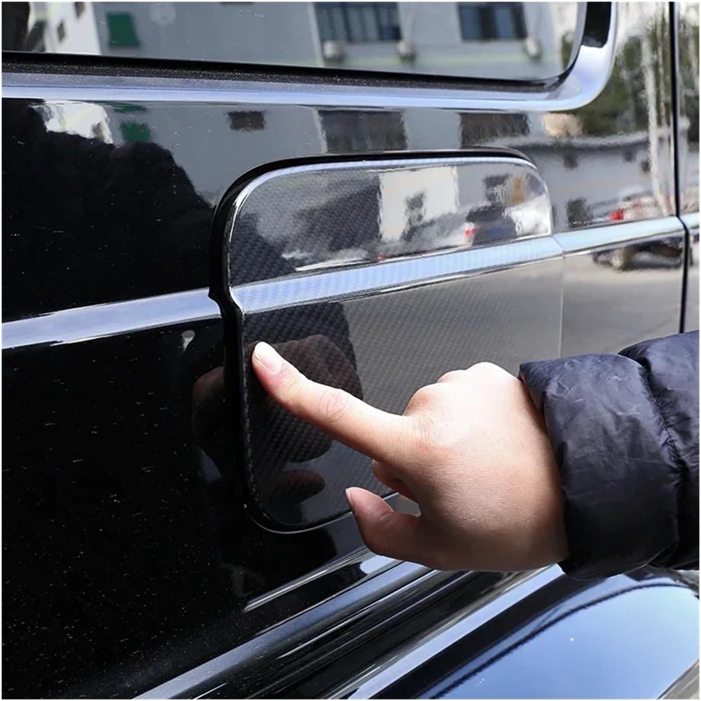 フォージドカーボン製 ベンツ Gクラス W463A W464 G500 G63 G350D ハンドル カバー 5点セット フォージドカーボン ファイバー ベンツ Gクラス W463A W464 ...