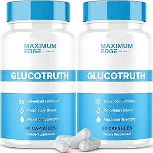 (2 Pack) Glucotrust Capsules Gluco Trust Supplement Pills Glucose (120 ...