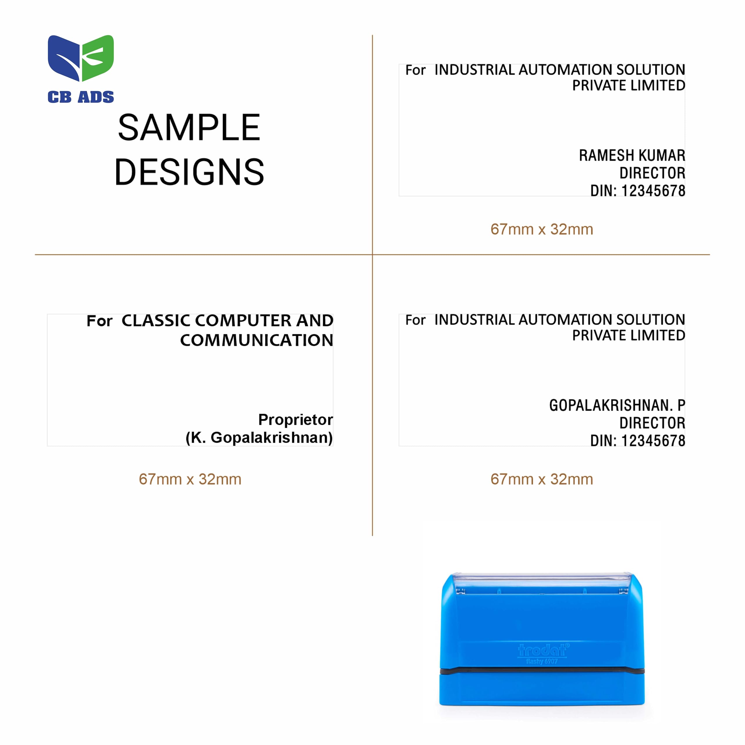 Stamp Format For Pvt Ltd Company