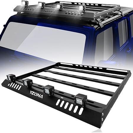 Amazon.com: SUPAREE Upgrade Antirust Roof Rack 4 Door for 2018 2019 ...